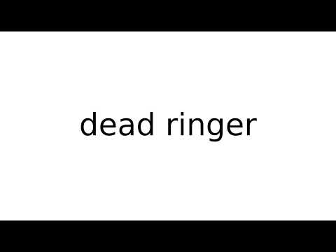 dead ringer #idiom #idioms #english #meaning #meanings #definition #definitions