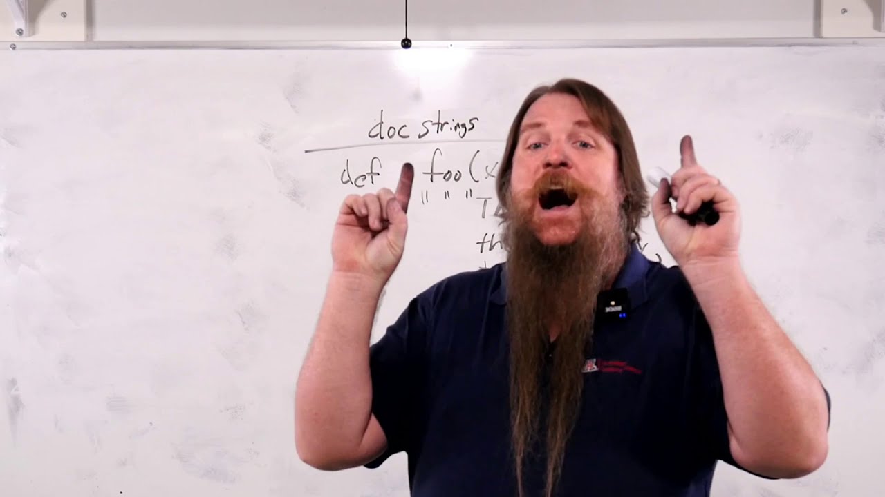 Python Intro Ep 22 - docstrings