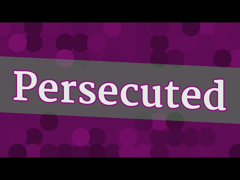 PERSECUTED pronunciation • How to pronounce PERSECUTED