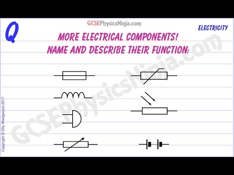 More Electronic Components Symbols - Electrical Circuits - GCSE Physics