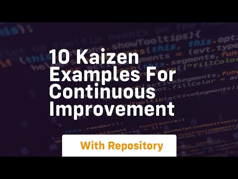 10 kaizen examples for continuous improvement