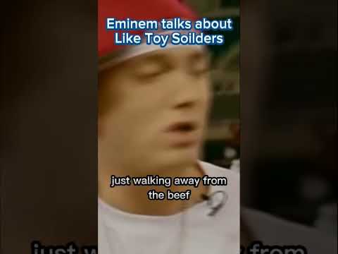 Eminem talks about Like Toy Soldiers #shorts #eminem