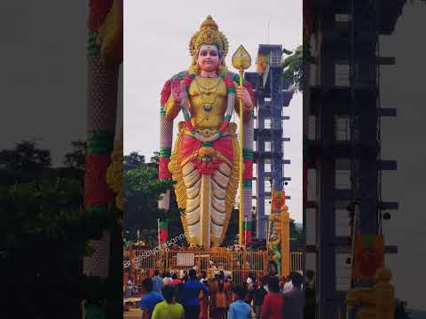salem murugan temple#146 feet hight#world highest murugan statue#day&night look@bridesbyprasanna