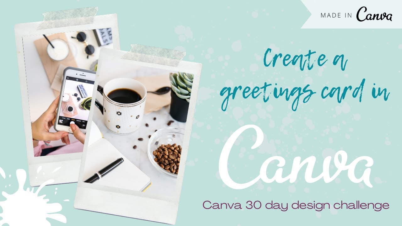 Create greetings cards in Canva #canva # canvassador #bizdesignacademy
