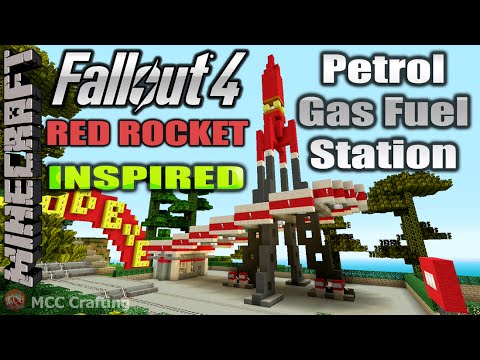 Fallout 4 Red Rocket Inspired Petrol Gas Fuel Station Minecraft ...