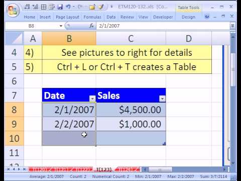 Excel Magic Trick #123: Date Data Validation