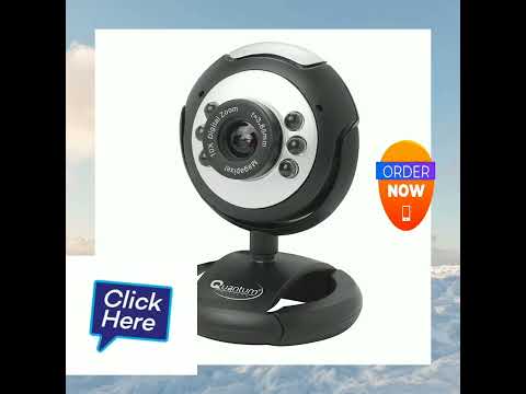 Quantum QHM495LM 6 Light Webcam For Laptop/Desktop (Black) Go to the description and click the link