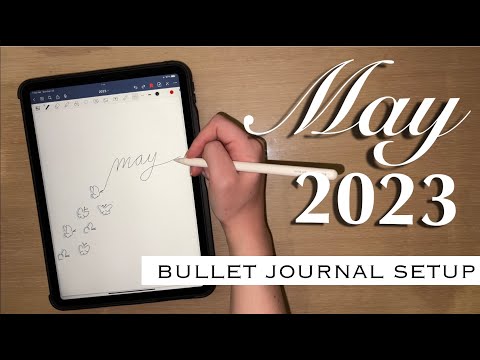 May 2023 Digital Bullet Journal Setup | Plan with Me!