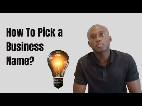 How To Choose a Business Name