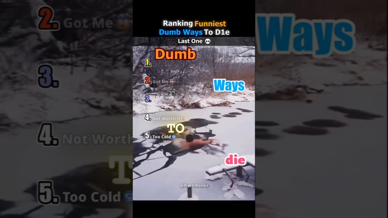 Ranking Funniest Dumb Ways To D1e 😭😭
