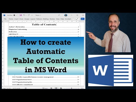 Create an Automatic Table of Contents in Microsoft Word | 2025 Tutorial