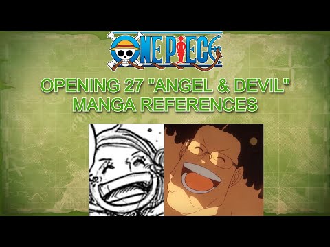One Piece - Opening 27 "Angel & Devil" Manga References