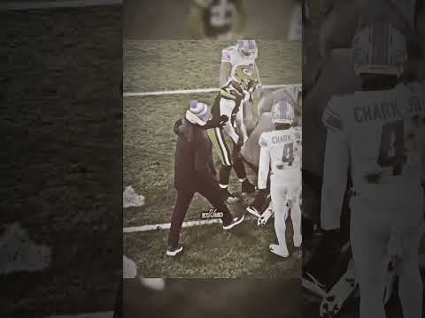 HE INJURED the medical Trainer Cause they were Losing 😳😡| Packers Vs Lions | #nfl #shorts