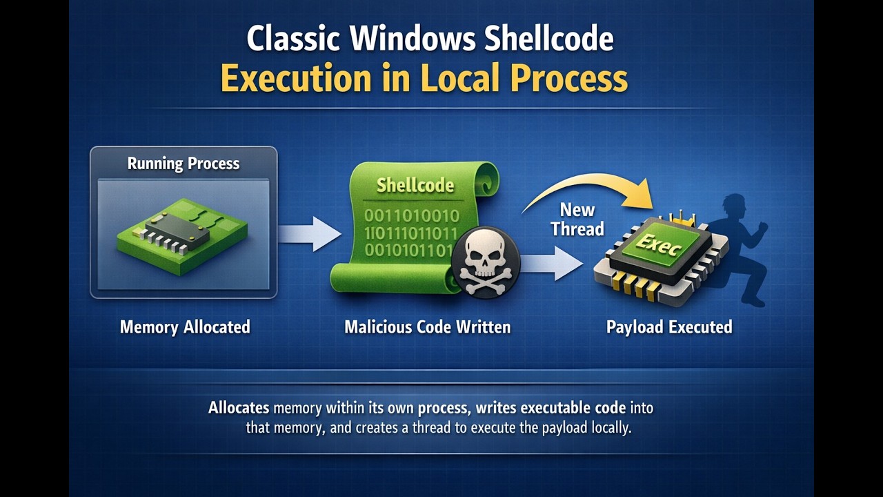 Windows Classic Shellcode Execution