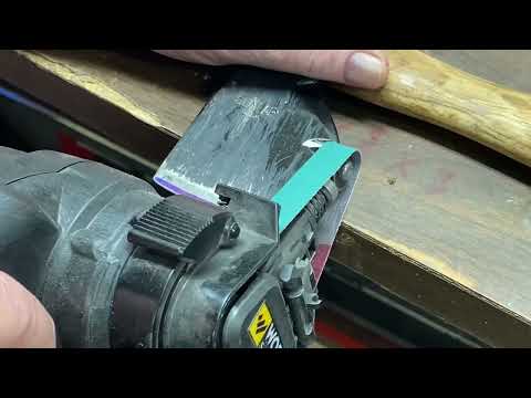 Sharpening A Hatchet With Work Sharp MK II