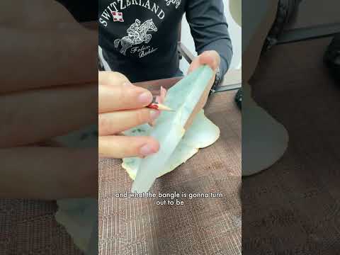 Process of Creating Jade Bangles from Raw Jade Stones