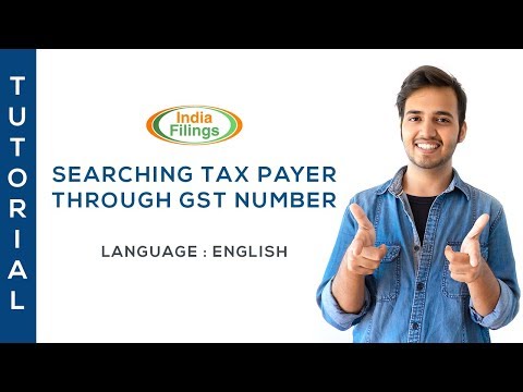 GST Taxpayer Search - IndiaFilings