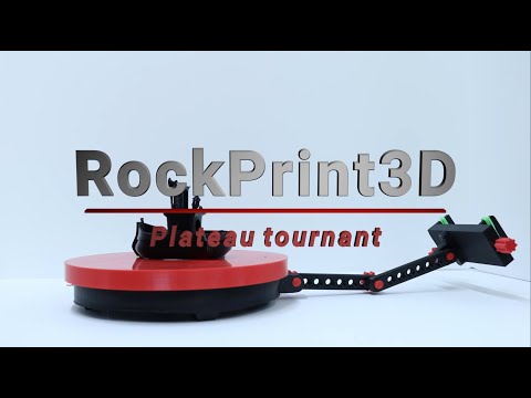 Free STL file Motorized turntable - Plateau tournant motorisé・3D ...