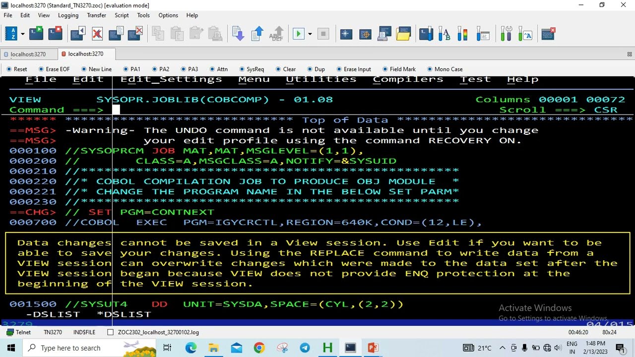 COBOL - Difference between CONTINUE & NEXT SENTENCE