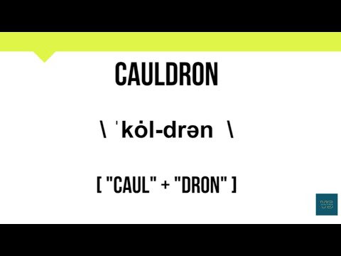 How To Pronounce Cauldron | Meaning | Pronunciation
