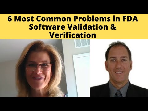 6 Most common problems in FDA Software Validation and Verification