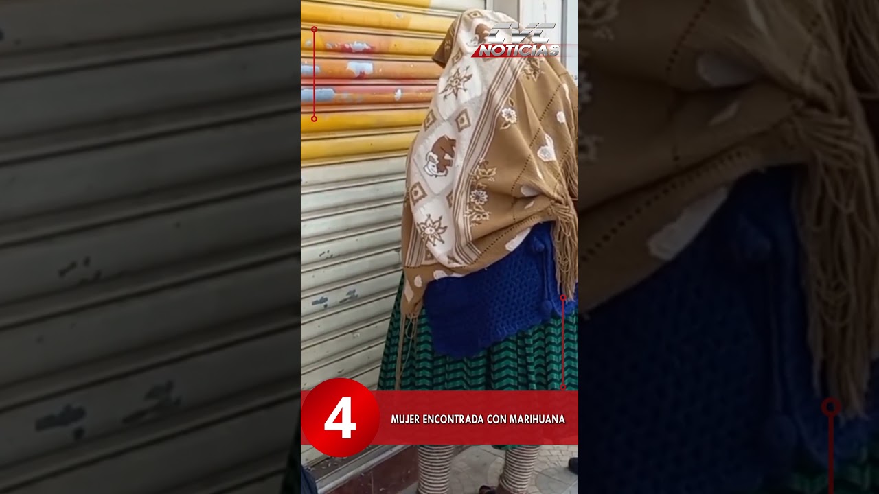 #NotaCVC | MUJER ENCONTRADA CON MARIHUANA