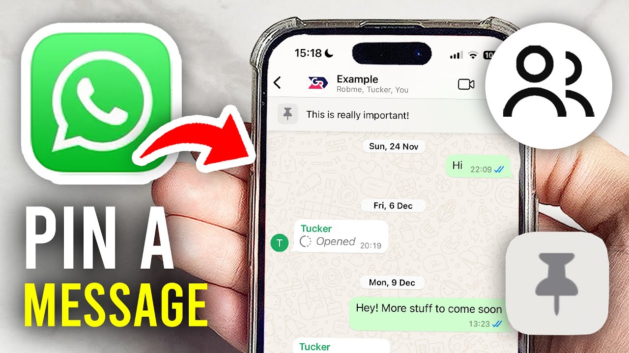 How To Pin Message On A WhatsApp Group Chat - Full Guide