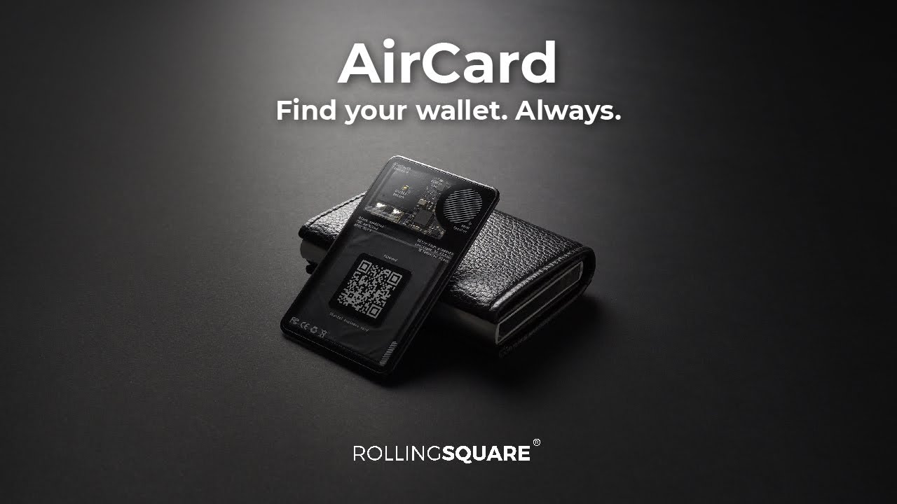 Rolling Square AirCard E - Bluetooth Card Tracker - Gray