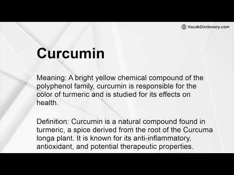 Curcumin Meaning