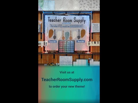 Feathered Theme Bulletin Board Fabric & Kit - Teacher Room Supply