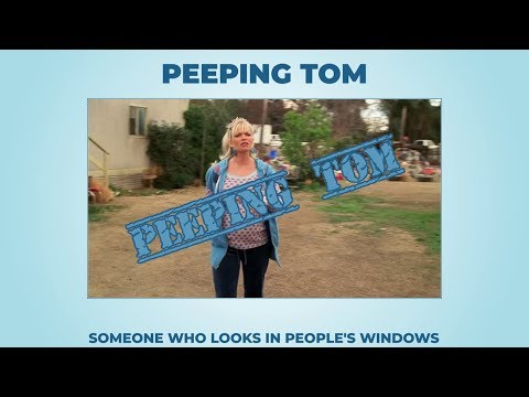Peeping Tom (long version) - Learn English with phrases from TV series - AsEasyAsPIE