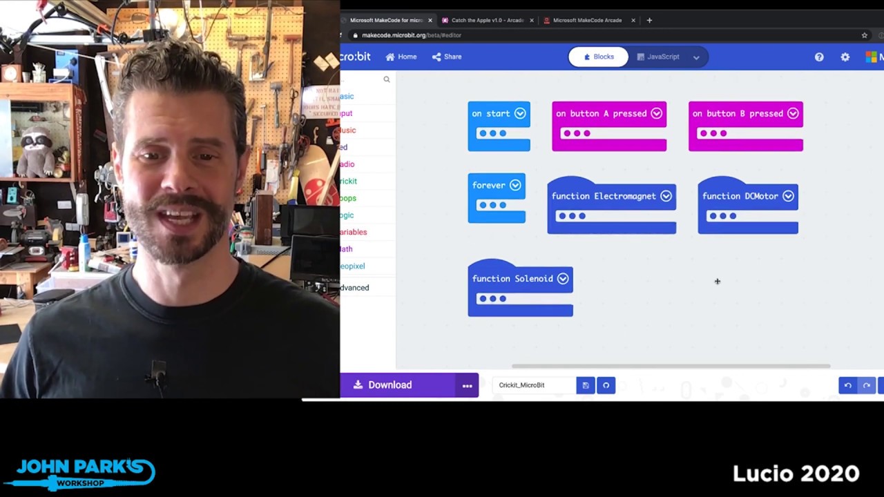 MakeCode Minute: Editor Enhancements @adafruit @johnedgarpark #adafruit @MSMakeCode #makecode