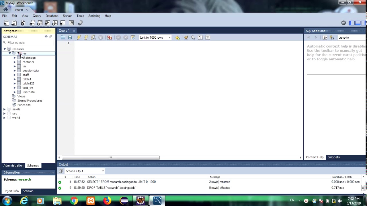 #2 insert data into MySql through Java using eclipse