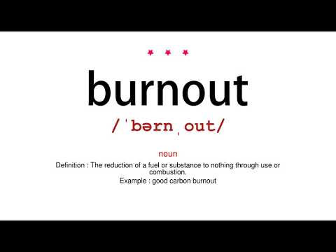 How to pronounce burnout - Vocab Today