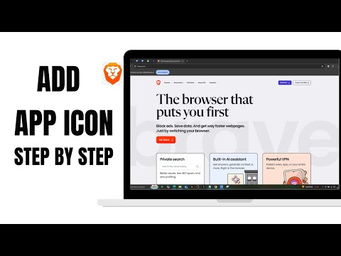 HOW TO ADD A SHORTCUT ICON ON BRAVE BROWSER (EXPLAINED)