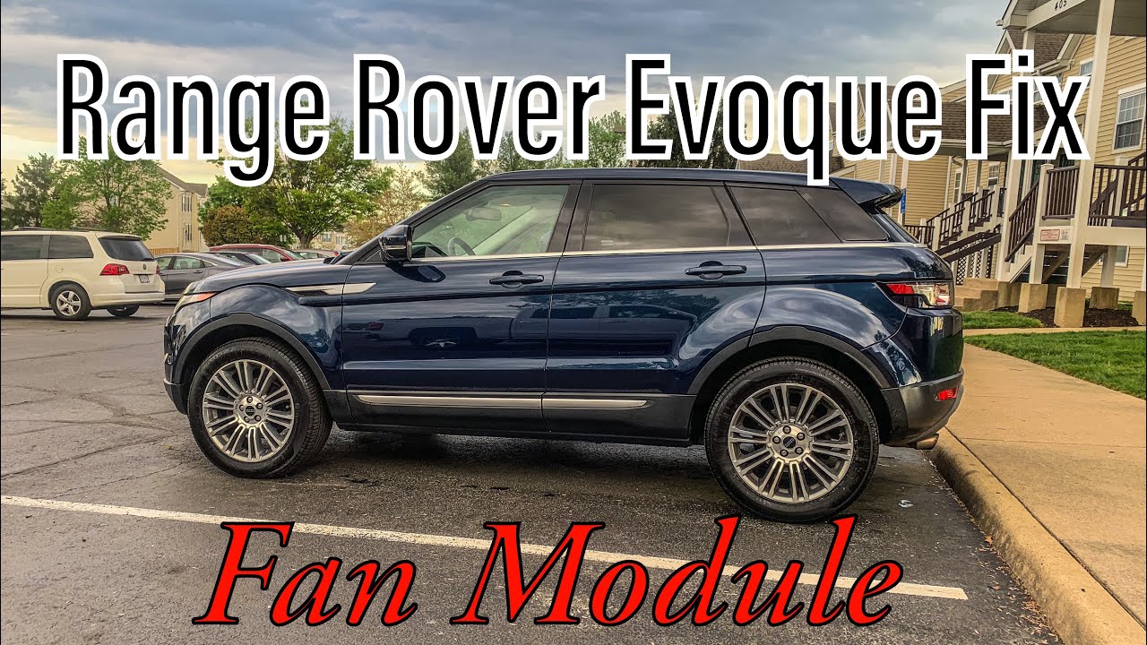 EVOQUE HOW TO REPAIR👨‍🔧ENGINE FAN | 2011-2016 RANGEROVER | COOLING FAN MODULE | FIX | ALLABOUTCARZ