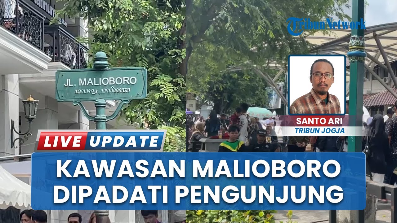 Situasi Kawasan Malioboro Yogyakarta selama Libur Lebaran, Jumlah ...