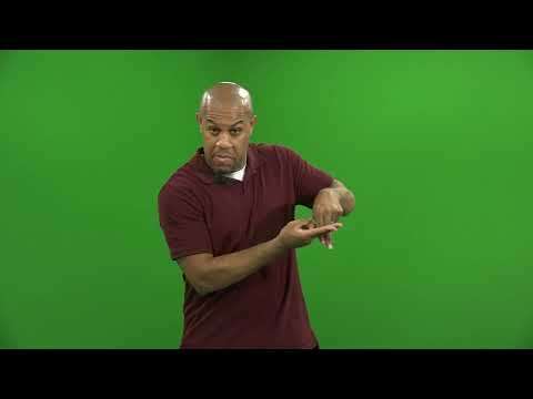 American Sign Language ASL Video Dictionary - chop block football