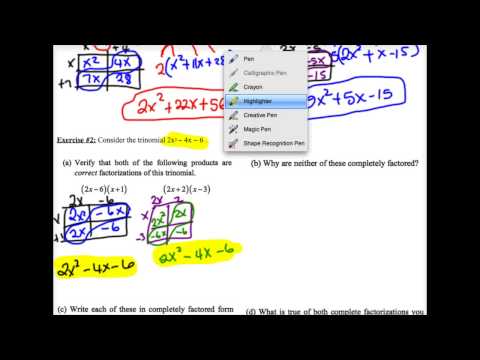2.5: Factor Completely
