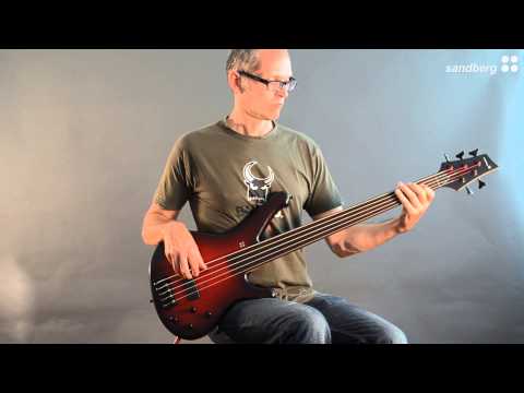 Sandberg Fretless Bullet Booster 2013 - Sunburst Brown | Reverb