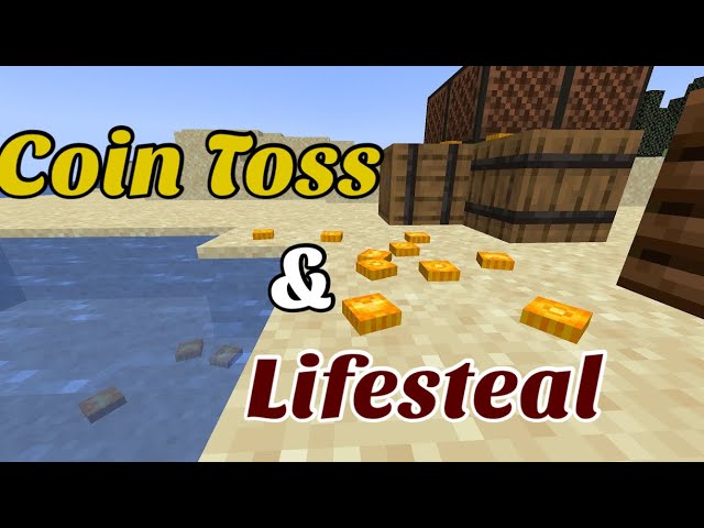 Coin-Toss and Lifesteal! Toss a coin to win a life! Minecraft Data Pack