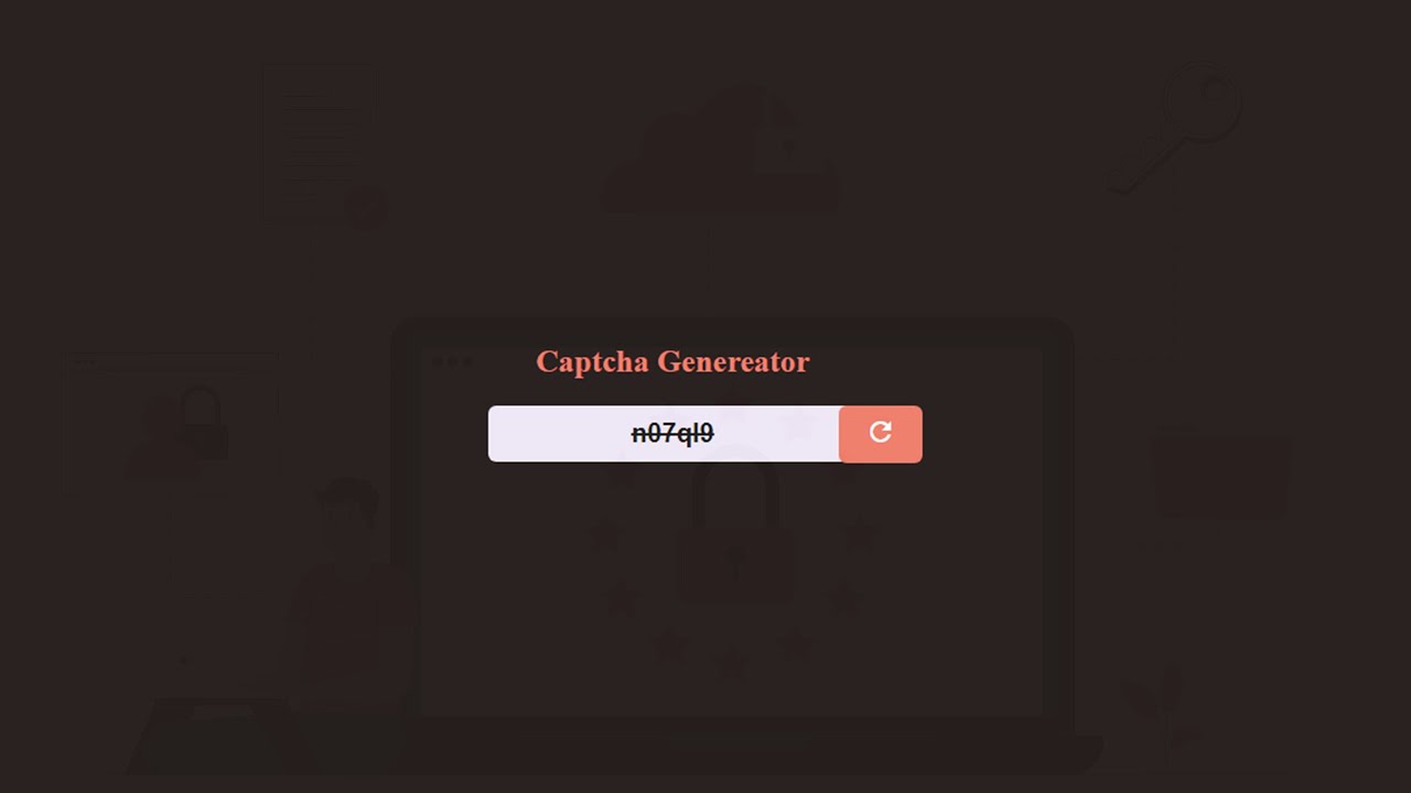 Create Custom Captcha using HTML CSS & JavaScript