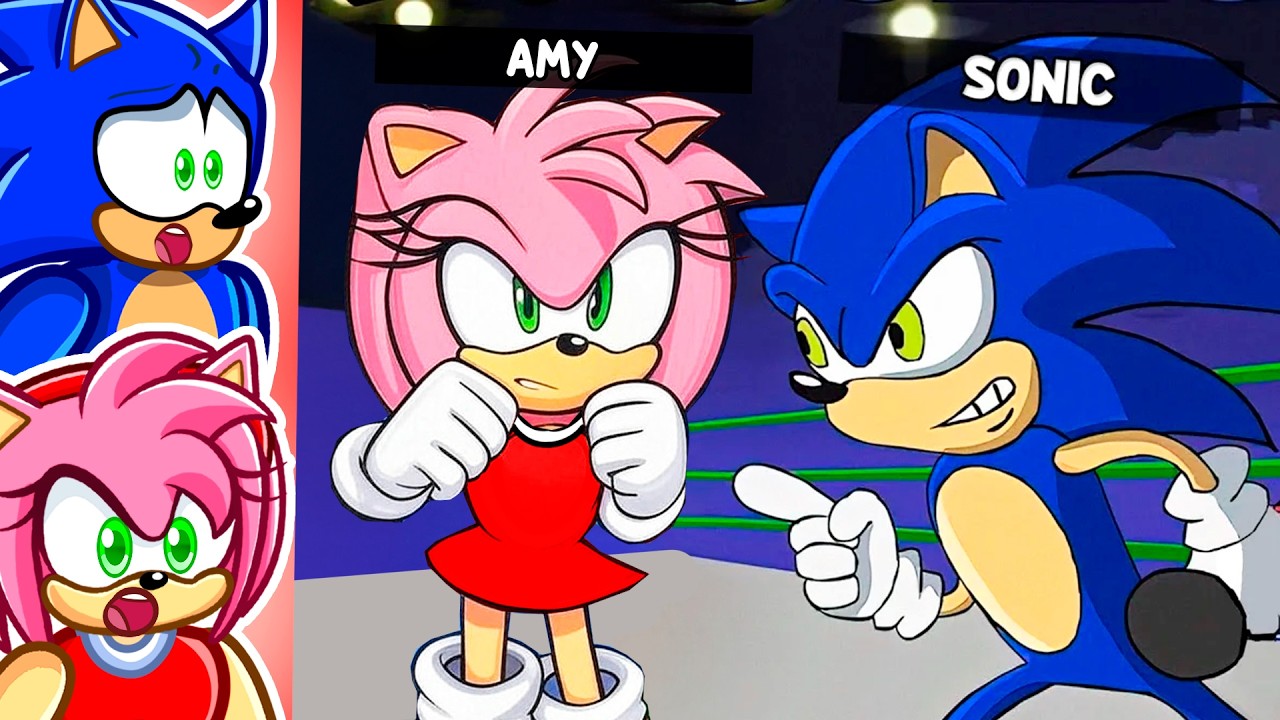 Reacting To AMY vs SONIC The RAP BATTLE