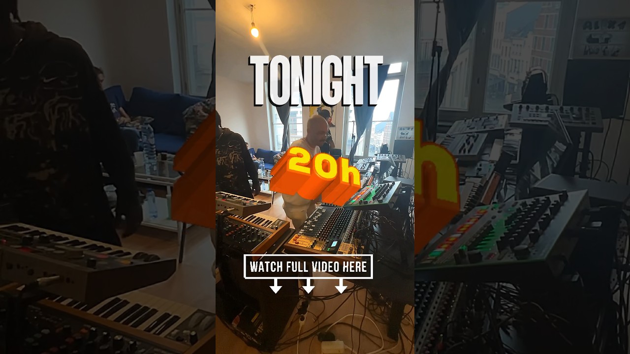 Teaser | Full Vid Tonight | #analog #music #studio #jam #live #synth #rap #dance #pop #electronic