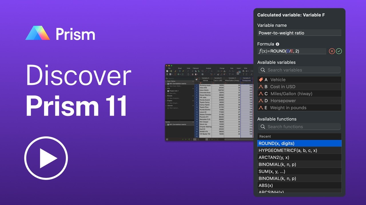 GraphPad Prism 11 | Full Feature Overview