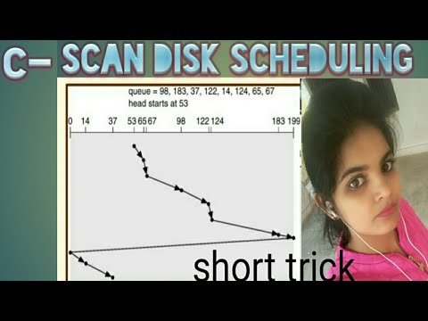 C scan disk scheduling in os