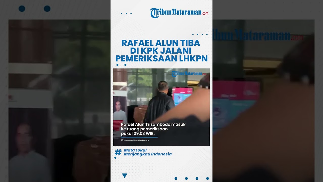 Rafael Alun Sang Pejabat Kaya Raya Tiba di KPK, Akan Jalani Pemeriksaan ...
