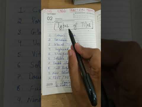 Types of Tiles ? | All Types of tiles. #typeoftiles #tiles #tilework #civilengg