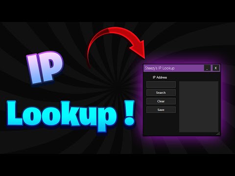 STEEZY'S CUSTOM IP LOOKUP TOOL