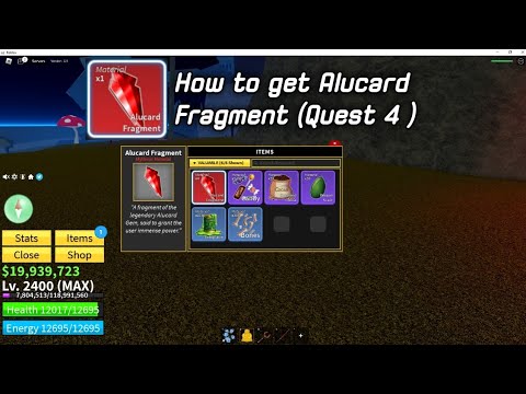 How to get Alucard Fragment To Get Cursed Dual Katana Sword | Blox Fruit Update 17.3 Quest 4